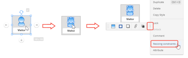 Grouping and resizing multiple elements in Cacoo | Nulab