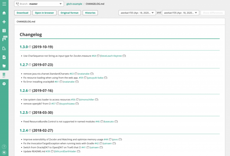 Generate Backlog Git changelogs using ‘gbch’ | Nulab